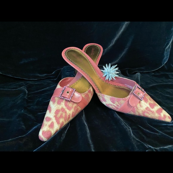 Isabella Fiore | Shoes | Isabella Fiore Leopard Print Mule Heels | Poshmark